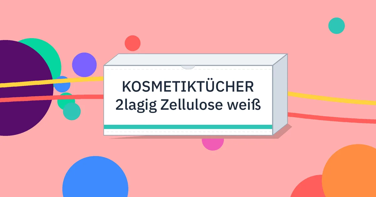 Symbolbild: Packung mit der Aufschrift KOSMETIKTÜCHER 2lagig Zellulose weiß (PZN 20948155) – Verfügbarkeit und Bezug in Apotheken in Frankfurt am Main