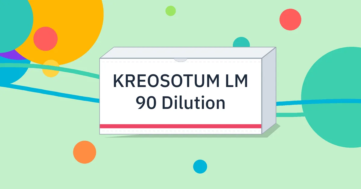 Symbolbild: Packung mit der Aufschrift KREOSOTUM LM 90 Dilution (PZN 12928322) – Verfügbarkeit und Bezug in Apotheken in Frankfurt am Main