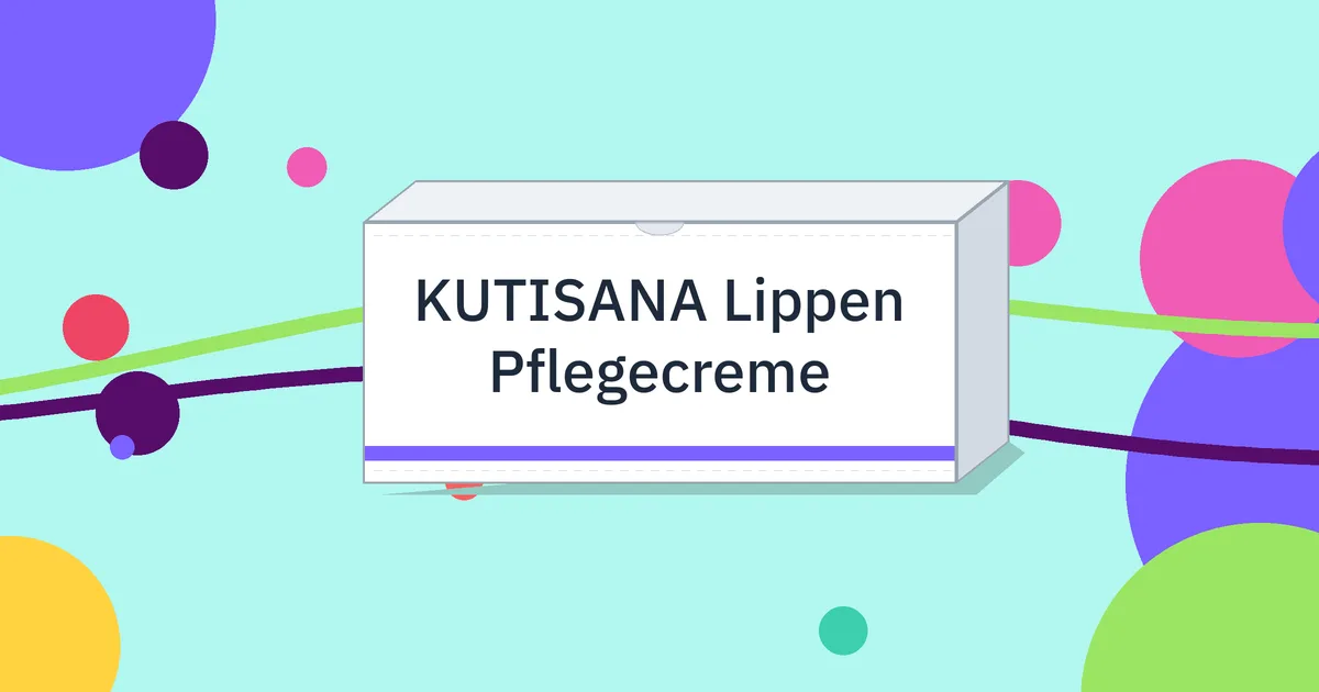 Symbolbild: Packung mit der Aufschrift KUTISANA Lippen Pflegecreme (PZN 15815624) – Verfügbarkeit und Bezug in Apotheken in Frankfurt am Main
