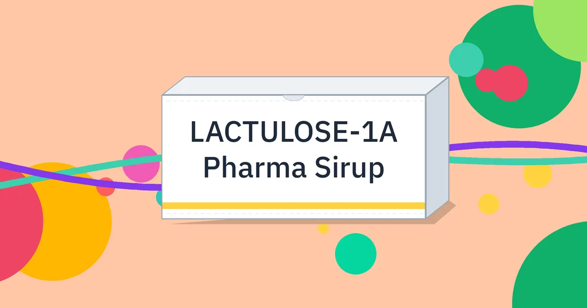 Symbolbild: Packung mit der Aufschrift LACTULOSE-1A Pharma Sirup (PZN 01418931) – Verfügbarkeit und Bezug in Apotheken in Frankfurt am Main