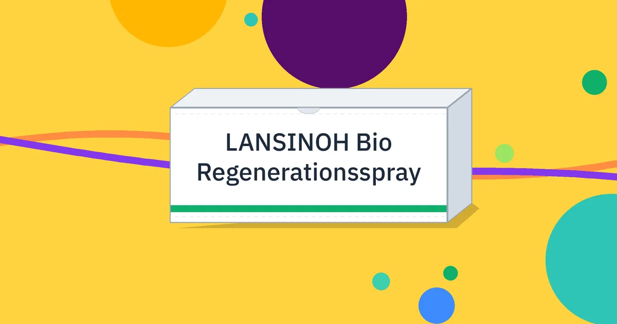 Symbolbild: Packung mit der Aufschrift LANSINOH Bio Regenerationsspray (PZN 17518899) – Verfügbarkeit und Bezug in Apotheken in Frankfurt am Main