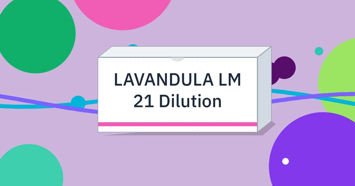 Symbolbild: Packung mit der Aufschrift LAVANDULA LM 21 Dilution (PZN 12929882) – Verfügbarkeit und Bezug in Apotheken in Frankfurt am Main