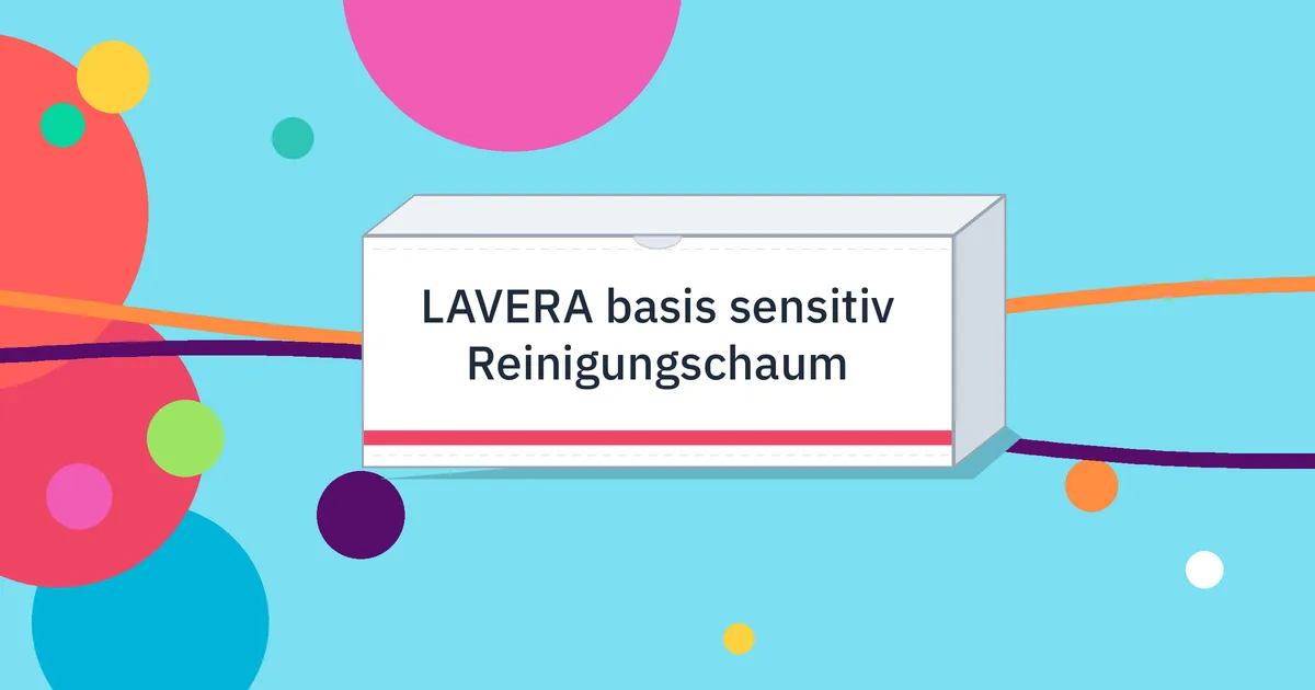 Symbolbild: Packung mit der Aufschrift LAVERA basis sensitiv Reinigungschaum (PZN 17828128) – Verfügbarkeit und Bezug in Apotheken in Frankfurt am Main