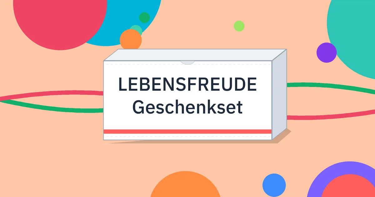 Symbolbild: Packung mit der Aufschrift LEBENSFREUDE Geschenkset (PZN 20032083) – Verfügbarkeit und Bezug in Apotheken in Frankfurt am Main