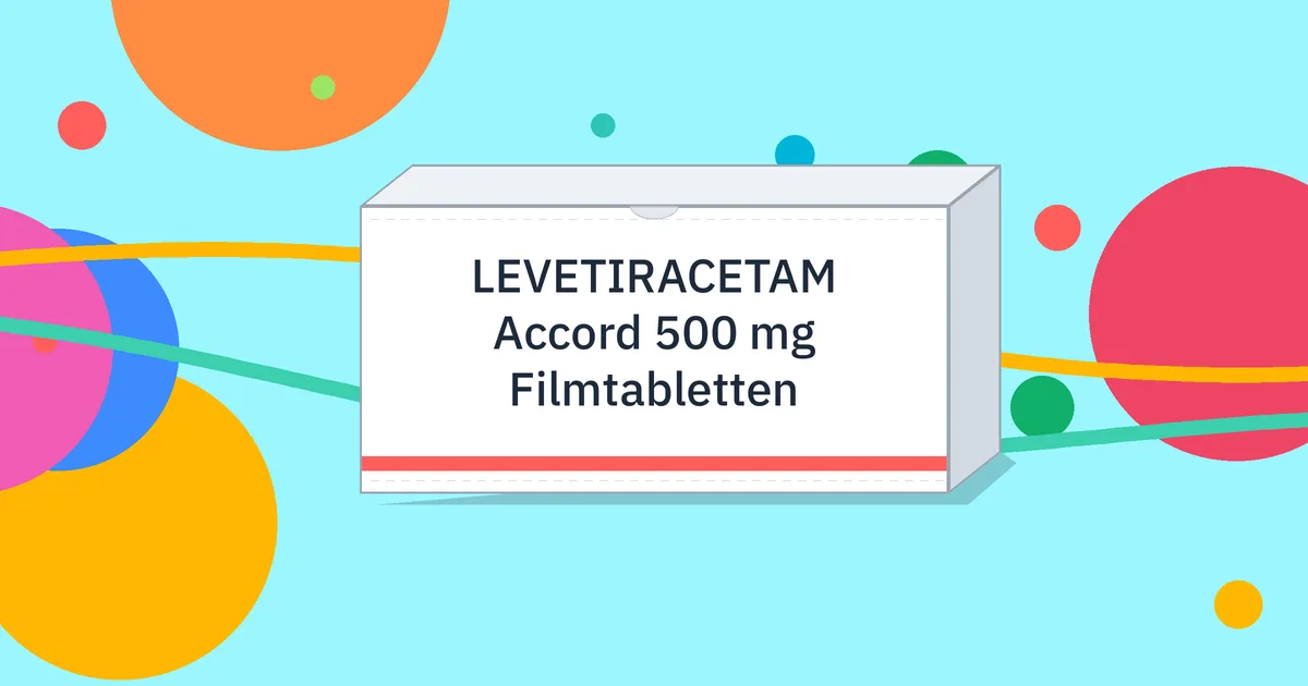 Symbolbild: Packung mit der Aufschrift LEVETIRACETAM Accord 500 mg Filmtabletten (PZN 11178787) – Verfügbarkeit und Bezug in Apotheken in Frankfurt am Main