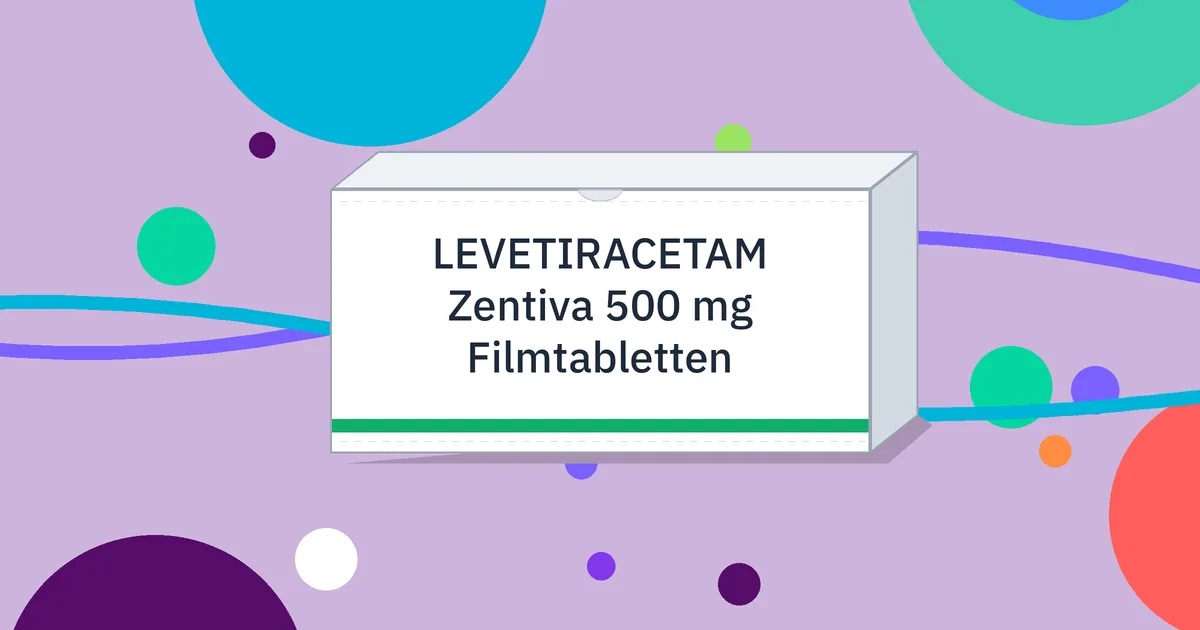Symbolbild: Packung mit der Aufschrift LEVETIRACETAM Zentiva 500 mg Filmtabletten (PZN 09199227) – Verfügbarkeit und Bezug in Apotheken in Frankfurt am Main