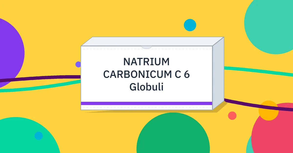 Symbolbild: Packung mit der Aufschrift NATRIUM CARBONICUM C 6 Globuli (PZN 07175062) – Verfügbarkeit und Bezug in Apotheken in Frankfurt am Main