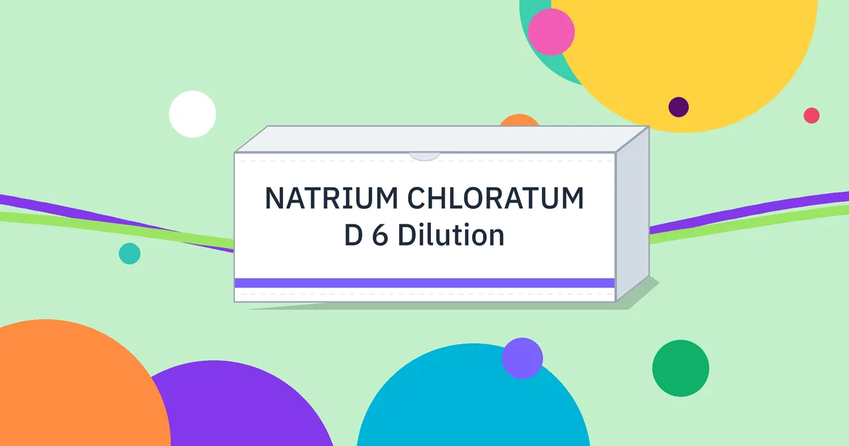 Symbolbild: Packung mit der Aufschrift NATRIUM CHLORATUM D 6 Dilution (PZN 02815120) – Verfügbarkeit und Bezug in Apotheken in Frankfurt am Main