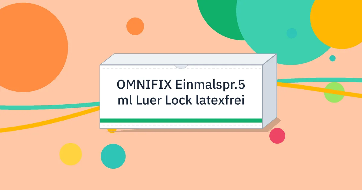 Symbolbild: Packung mit der Aufschrift OMNIFIX Einmalspr.5 ml Luer Lock latexfrei (PZN 18322081) – Verfügbarkeit und Bezug in Apotheken in Frankfurt am Main