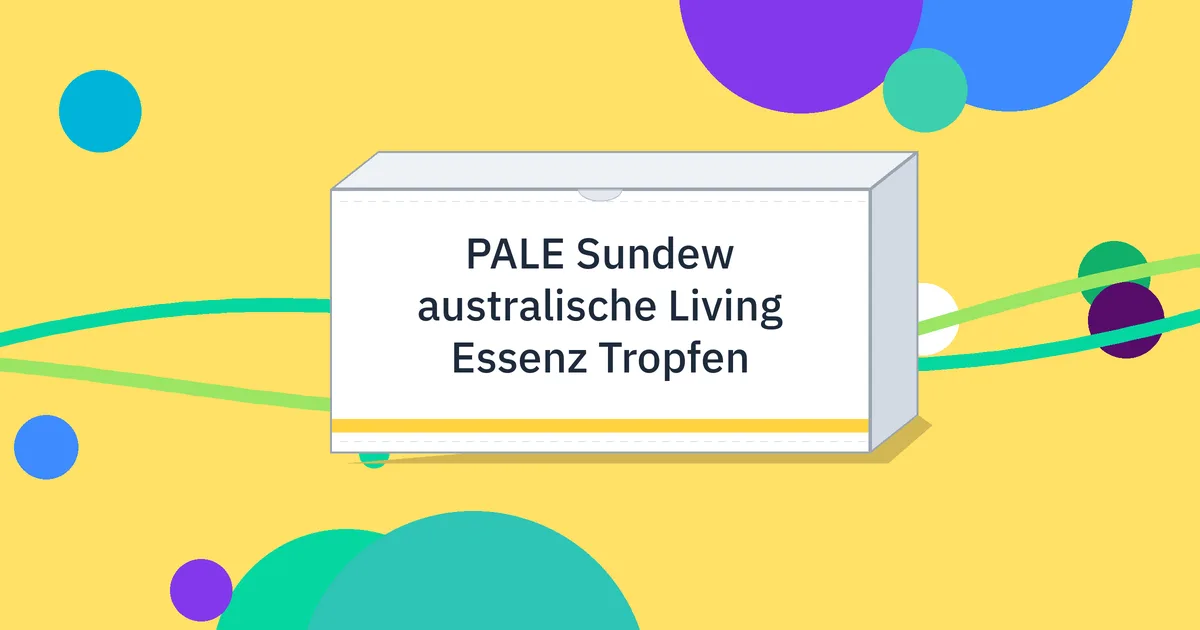 Symbolbild: Packung mit der Aufschrift PALE Sundew australische Living Essenz Tropfen (PZN 05010322) – Verfügbarkeit und Bezug in Apotheken in Frankfurt am Main