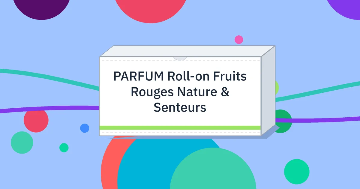 Symbolbild: Packung mit der Aufschrift PARFUM Roll-on Fruits Rouges Nature & Senteurs (PZN 10252547) – Verfügbarkeit und Bezug in Apotheken in Frankfurt am Main