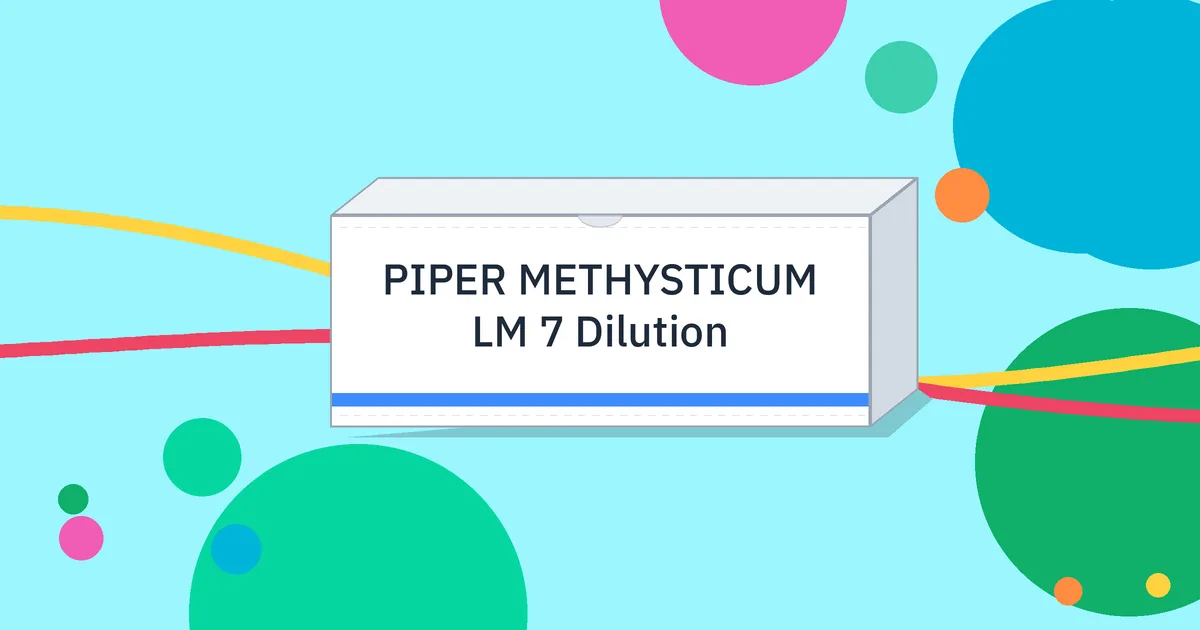 Symbolbild: Packung mit der Aufschrift PIPER METHYSTICUM LM 7 Dilution (PZN 13643343) – Verfügbarkeit und Bezug in Apotheken in Frankfurt am Main