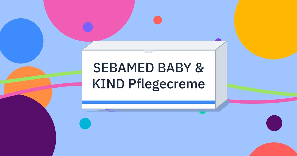Symbolbild: Packung mit der Aufschrift SEBAMED BABY & KIND Pflegecreme (PZN 10784221) – Verfügbarkeit und Bezug in Apotheken in Frankfurt am Main