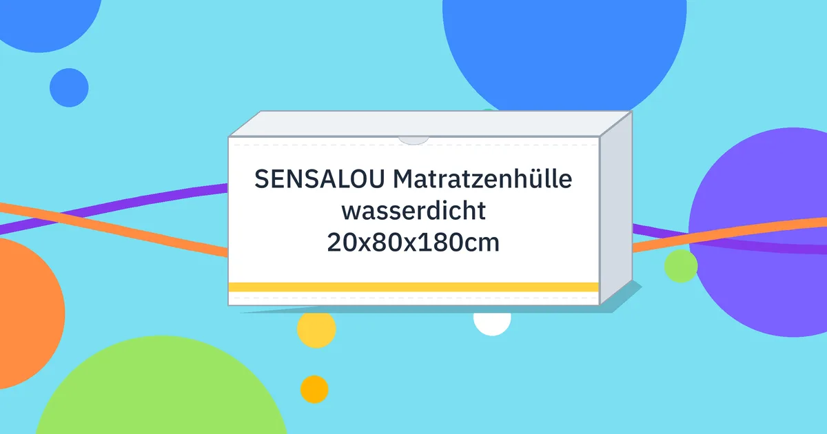 Symbolbild: Packung mit der Aufschrift SENSALOU Matratzenhülle wasserdicht 20x80x180cm (PZN 20739026) – Verfügbarkeit und Bezug in Apotheken in Frankfurt am Main