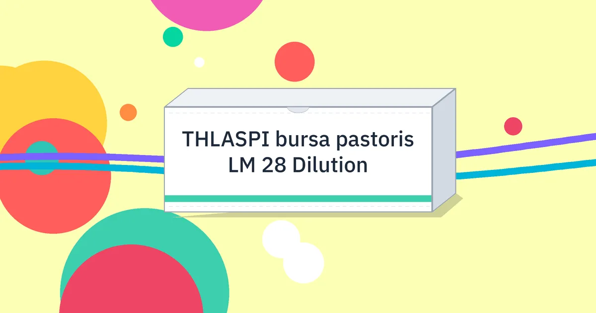 Symbolbild: Packung mit der Aufschrift THLASPI bursa pastoris LM 28 Dilution (PZN 13221820) – Verfügbarkeit und Bezug in Apotheken in Frankfurt am Main
