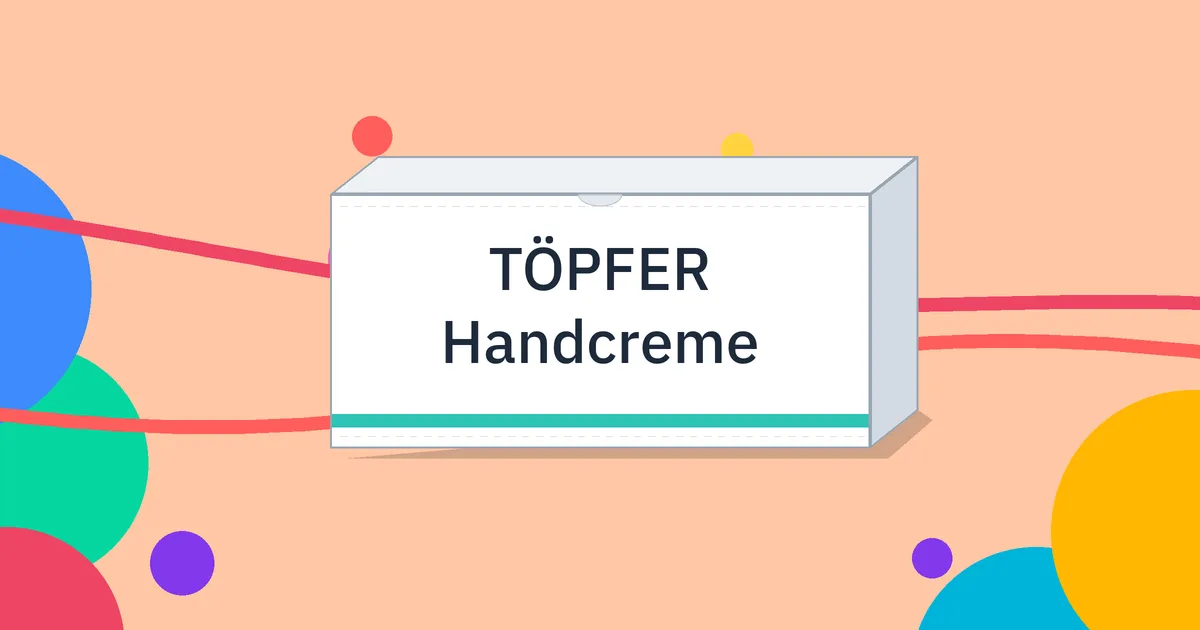 Symbolbild: Packung mit der Aufschrift TÖPFER Handcreme (PZN 18010447) – Verfügbarkeit und Bezug in Apotheken in Frankfurt am Main