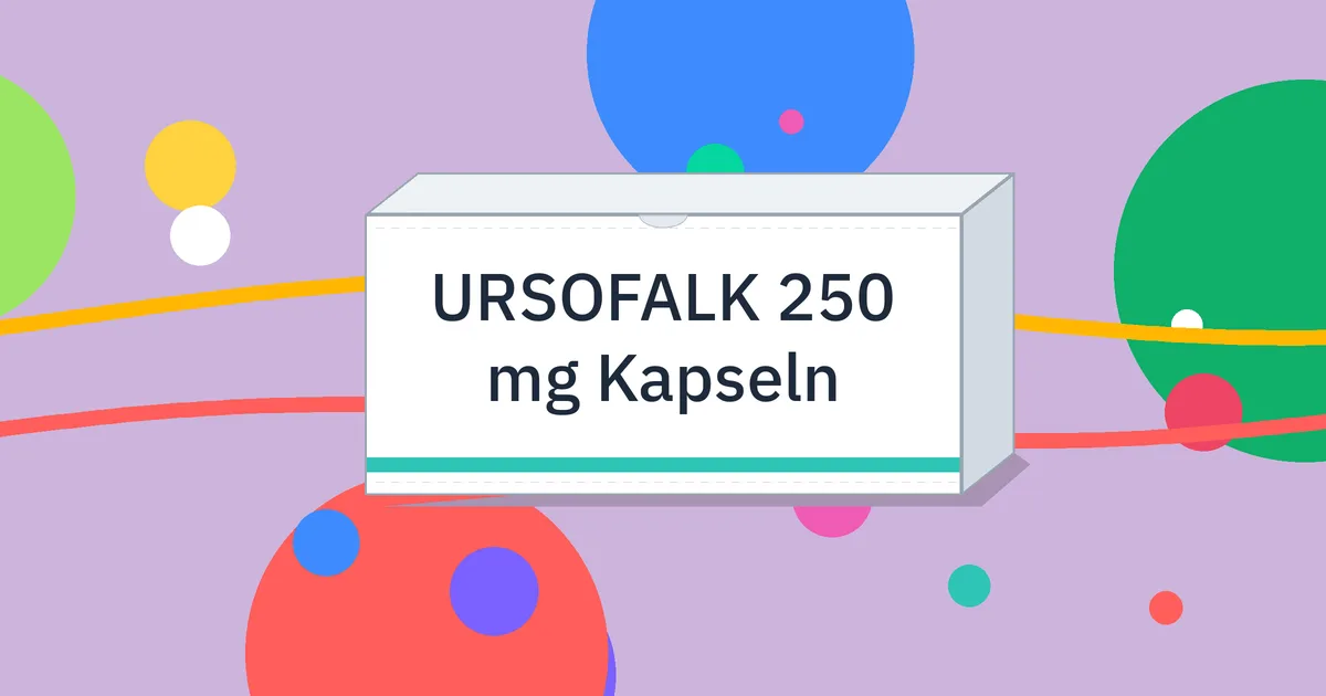Symbolbild: Packung mit der Aufschrift URSOFALK 250 mg Kapseln (PZN 05969102) – Verfügbarkeit und Bezug in Apotheken in Frankfurt am Main