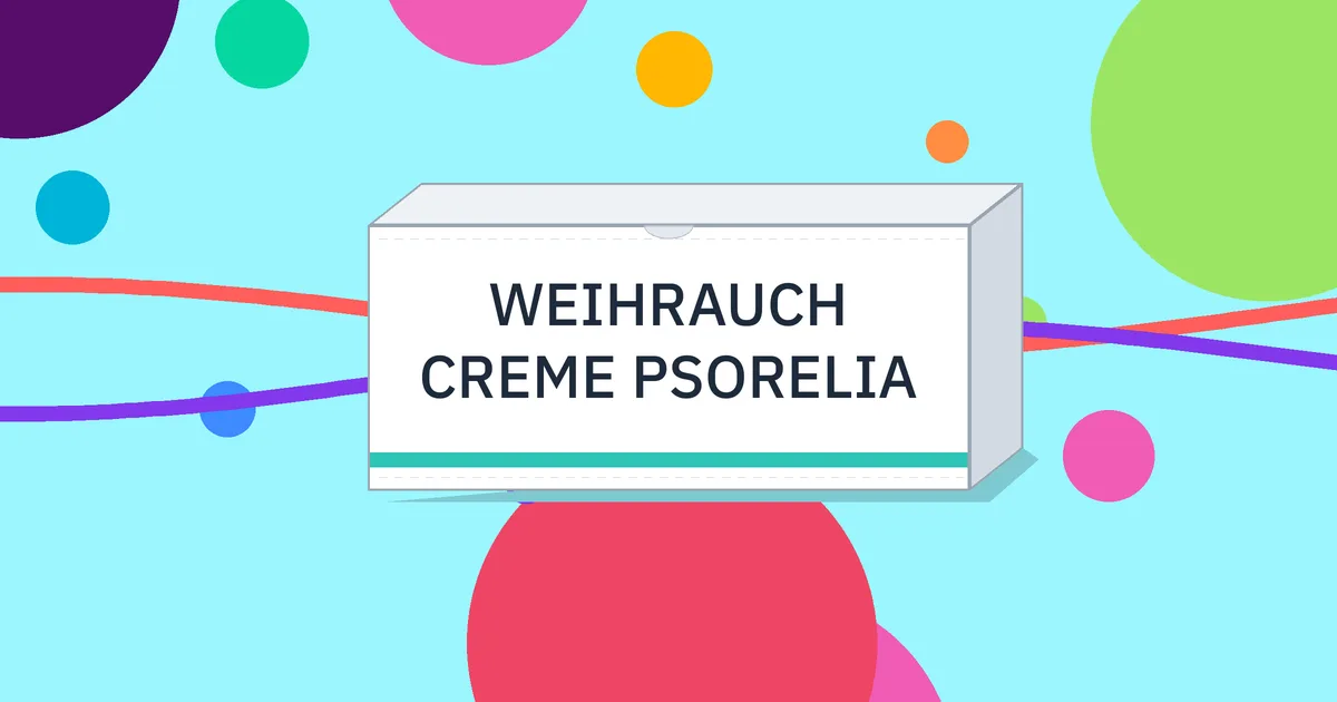 Symbolbild: Packung mit der Aufschrift WEIHRAUCH CREME PSORELIA (PZN 09383244) – Verfügbarkeit und Bezug in Apotheken in Frankfurt am Main