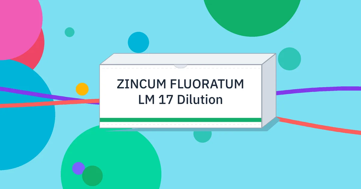 Symbolbild: Packung mit der Aufschrift ZINCUM FLUORATUM LM 17 Dilution (PZN 13293297) – Verfügbarkeit und Bezug in Apotheken in Frankfurt am Main