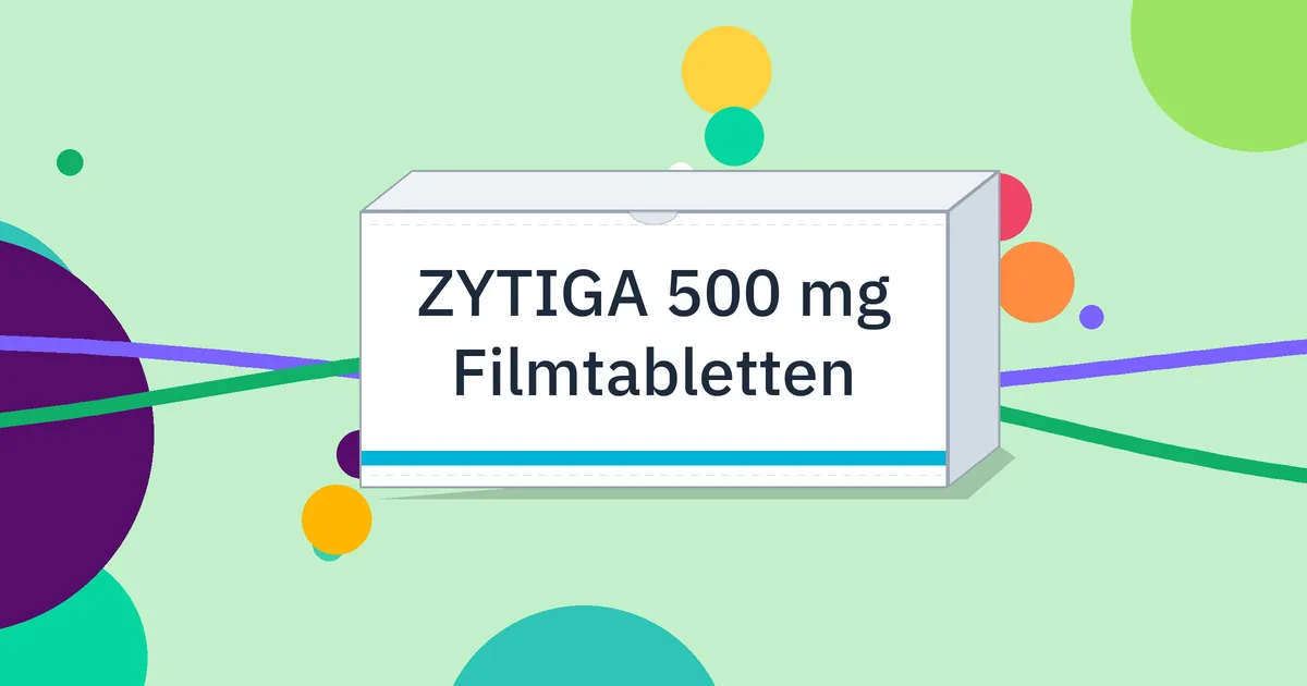 Symbolbild: Packung mit der Aufschrift ZYTIGA 500 mg Filmtabletten (PZN 14416879) – Verfügbarkeit und Bezug in Apotheken in Frankfurt am Main