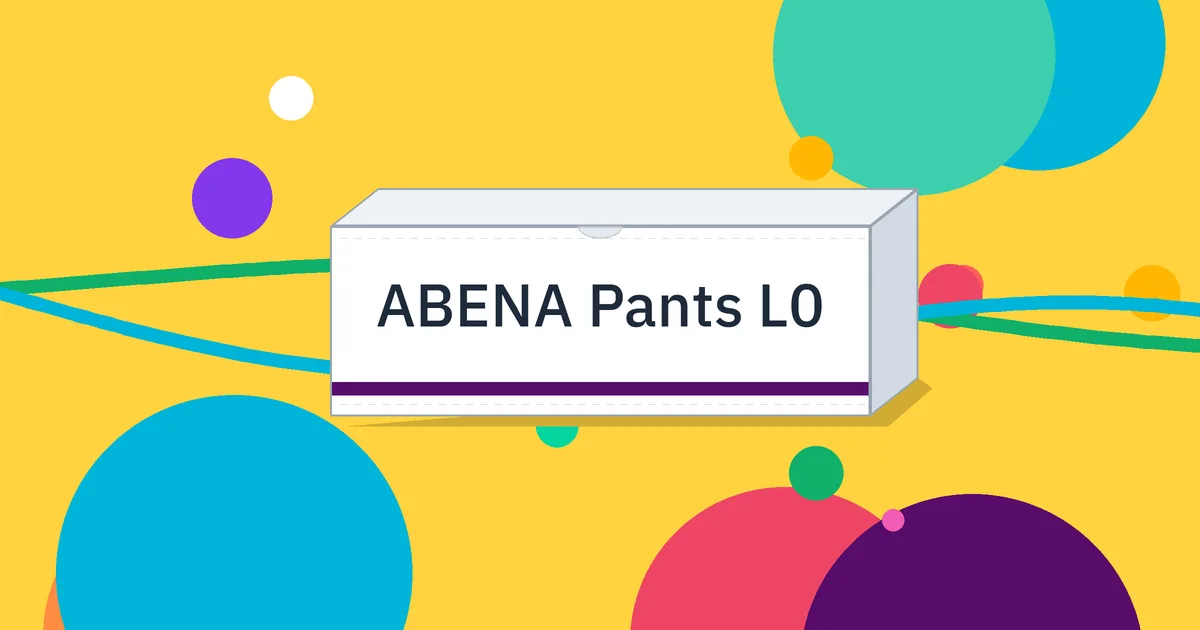 Symbolbild: Packung mit der Aufschrift ABENA Pants L0 (PZN 13702614) – Verfügbarkeit und Bezug in Apotheken in Frankfurt am Main