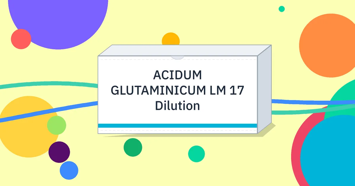 Symbolbild: Packung mit der Aufschrift ACIDUM GLUTAMINICUM LM 17 Dilution (PZN 13276608) – Verfügbarkeit und Bezug in Apotheken in Frankfurt am Main