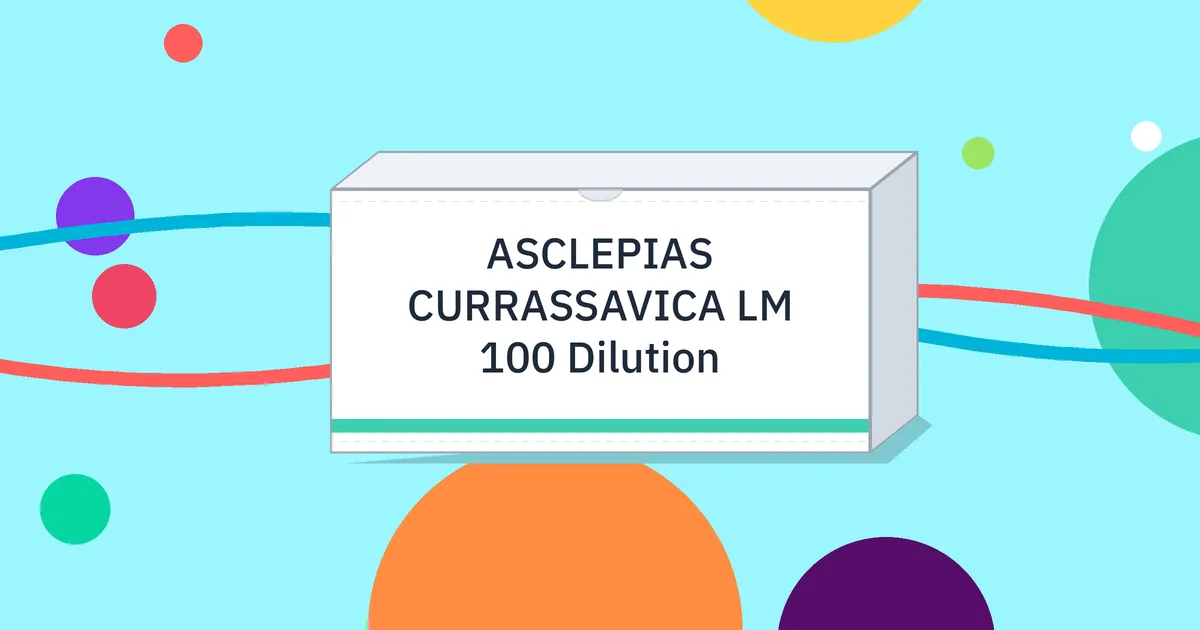 Symbolbild: Packung mit der Aufschrift ASCLEPIAS CURRASSAVICA LM 100 Dilution (PZN 13400681) – Verfügbarkeit und Bezug in Apotheken in Frankfurt am Main