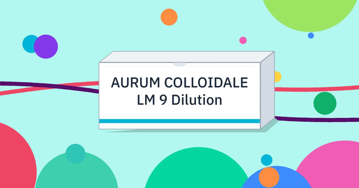 Symbolbild: Packung mit der Aufschrift AURUM COLLOIDALE LM 9 Dilution (PZN 12784188) – Verfügbarkeit und Bezug in Apotheken in Frankfurt am Main