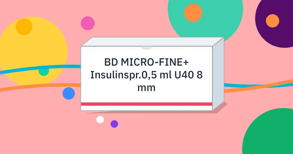 Symbolbild: Packung mit der Aufschrift BD MICRO-FINE+ Insulinspr.0,5 ml U40 8 mm (PZN 20644521) – Verfügbarkeit und Bezug in Apotheken in Frankfurt am Main