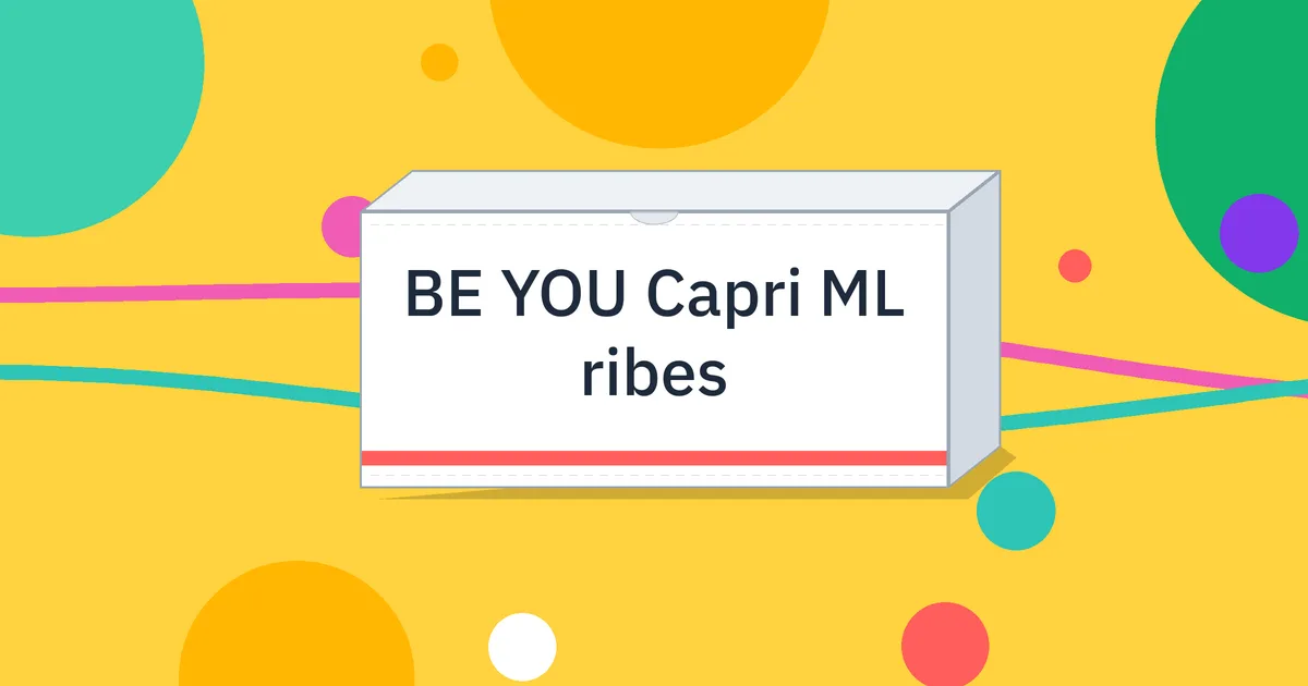 Symbolbild: Packung mit der Aufschrift BE YOU Capri ML ribes (PZN 19722109) – Verfügbarkeit und Bezug in Apotheken in Frankfurt am Main