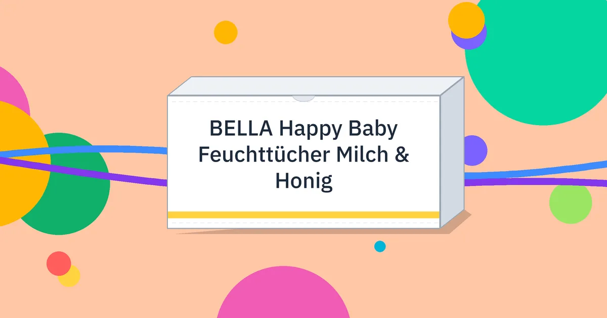 Symbolbild: Packung mit der Aufschrift BELLA Happy Baby Feuchttücher Milch & Honig (PZN 15206405) – Verfügbarkeit und Bezug in Apotheken in Frankfurt am Main