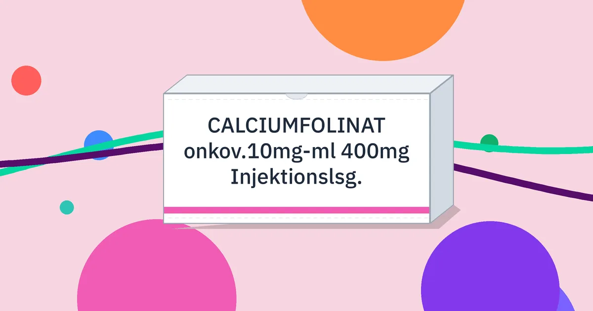Symbolbild: Packung mit der Aufschrift CALCIUMFOLINAT onkov.10mg-ml 400mg Injektionslsg. (PZN 06415506) – Verfügbarkeit und Bezug in Apotheken in Frankfurt am Main