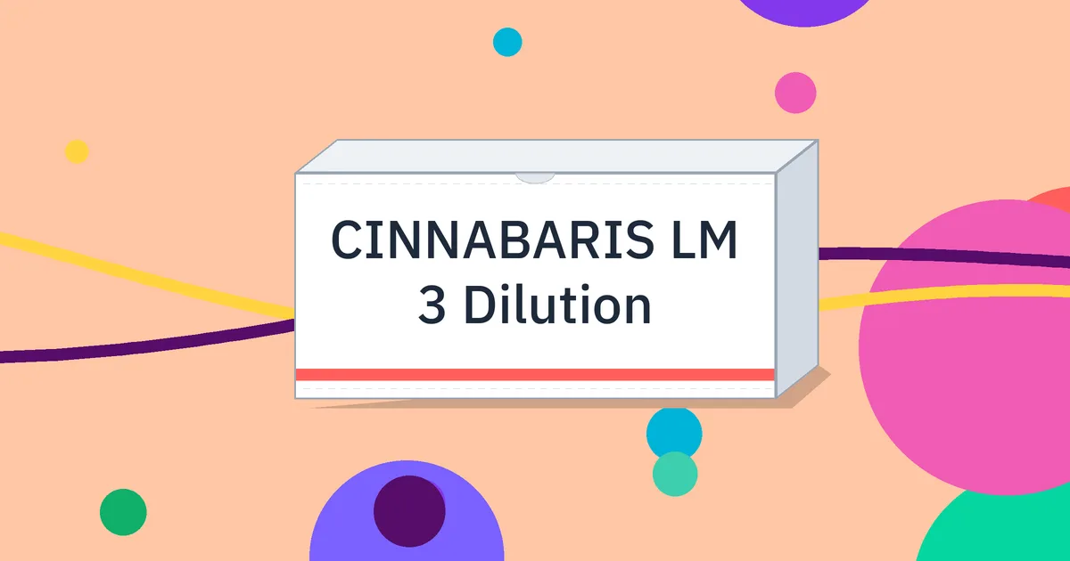 Symbolbild: Packung mit der Aufschrift CINNABARIS LM 3 Dilution (PZN 12820292) – Verfügbarkeit und Bezug in Apotheken in Frankfurt am Main