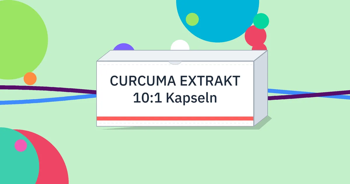 Symbolbild: Packung mit der Aufschrift CURCUMA EXTRAKT 10:1 Kapseln (PZN 10007339) – Verfügbarkeit und Bezug in Apotheken in Frankfurt am Main