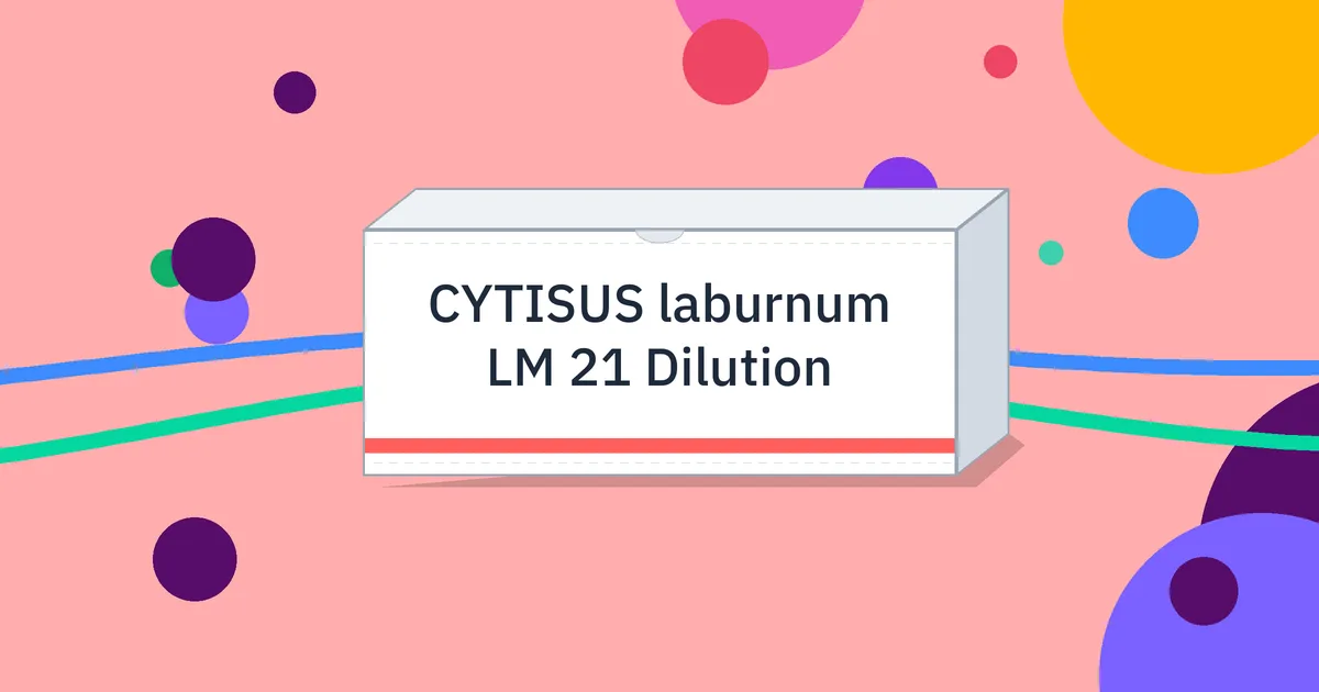 Symbolbild: Packung mit der Aufschrift CYTISUS laburnum LM 21 Dilution (PZN 13460619) – Verfügbarkeit und Bezug in Apotheken in Frankfurt am Main