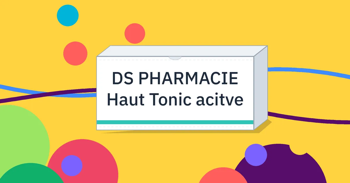 Symbolbild: Packung mit der Aufschrift DS PHARMACIE Haut Tonic acitve (PZN 06165009) – Verfügbarkeit und Bezug in Apotheken in Frankfurt am Main