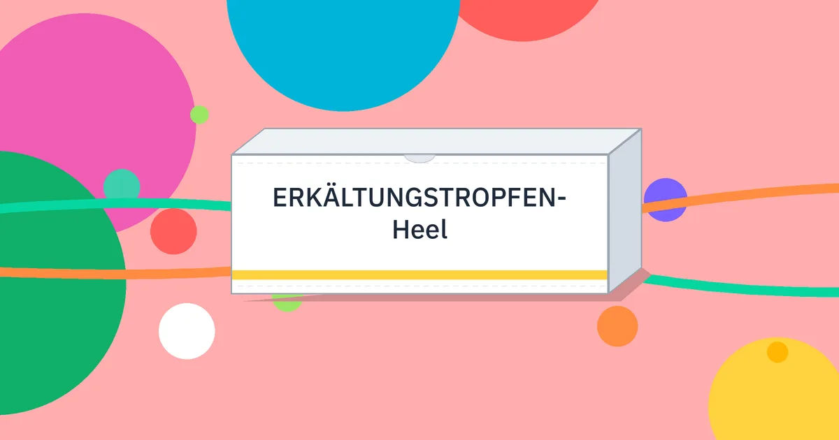 Symbolbild: Packung mit der Aufschrift ERKÄLTUNGSTROPFEN-Heel (PZN 10193075) – Verfügbarkeit und Bezug in Apotheken in Frankfurt am Main