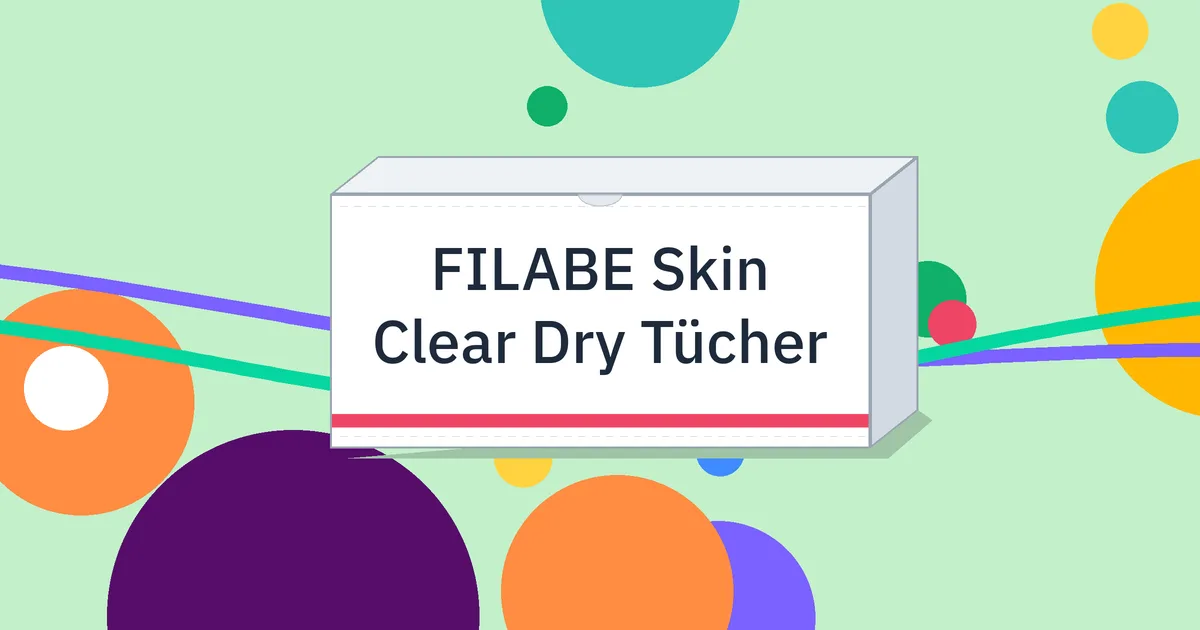 Symbolbild: Packung mit der Aufschrift FILABE Skin Clear Dry Tücher (PZN 18372883) – Verfügbarkeit und Bezug in Apotheken in Frankfurt am Main