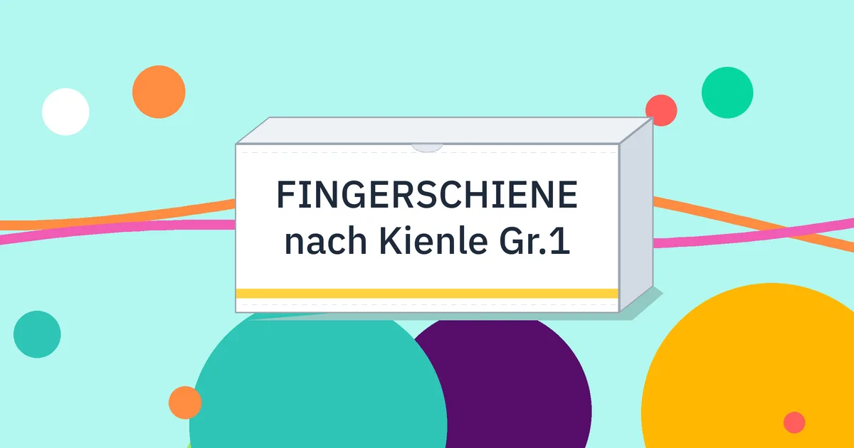 Symbolbild: Packung mit der Aufschrift FINGERSCHIENE nach Kienle Gr.1 (PZN 07004863) – Verfügbarkeit und Bezug in Apotheken in Frankfurt am Main