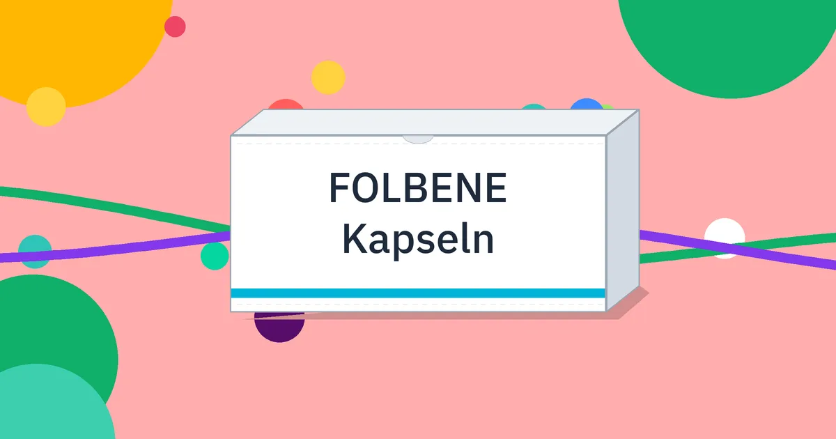 Symbolbild: Packung mit der Aufschrift FOLBENE Kapseln (PZN 07498606) – Verfügbarkeit und Bezug in Apotheken in Frankfurt am Main
