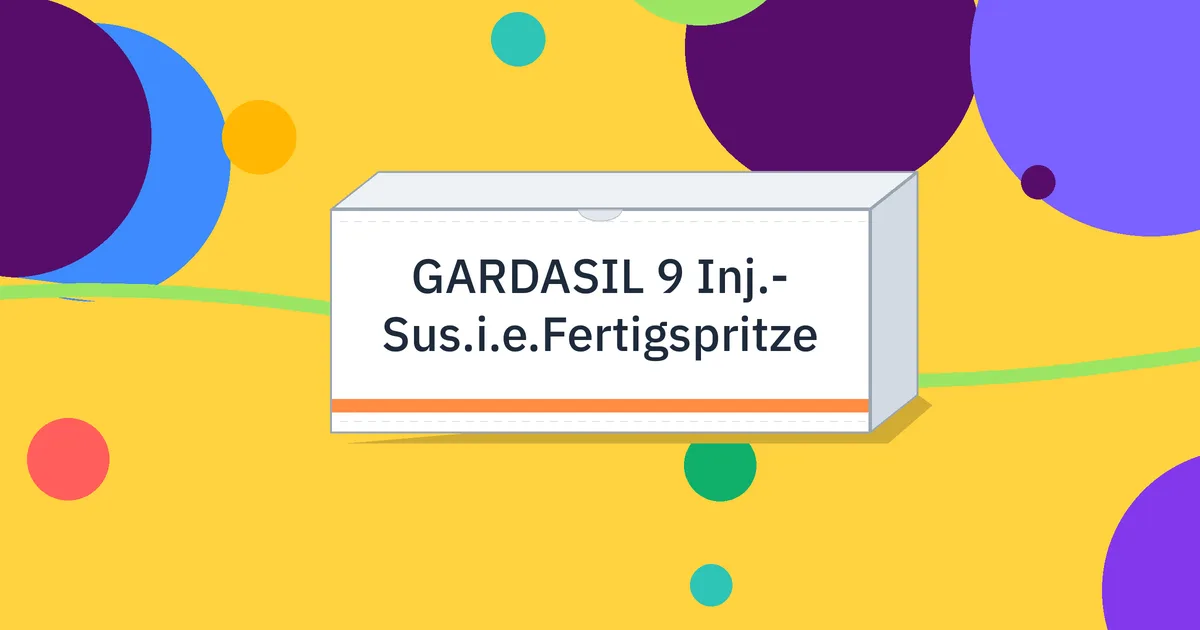 Symbolbild: Packung mit der Aufschrift GARDASIL 9 Inj.-Sus.i.e.Fertigspritze (PZN 12365706) – Verfügbarkeit und Bezug in Apotheken in Frankfurt am Main