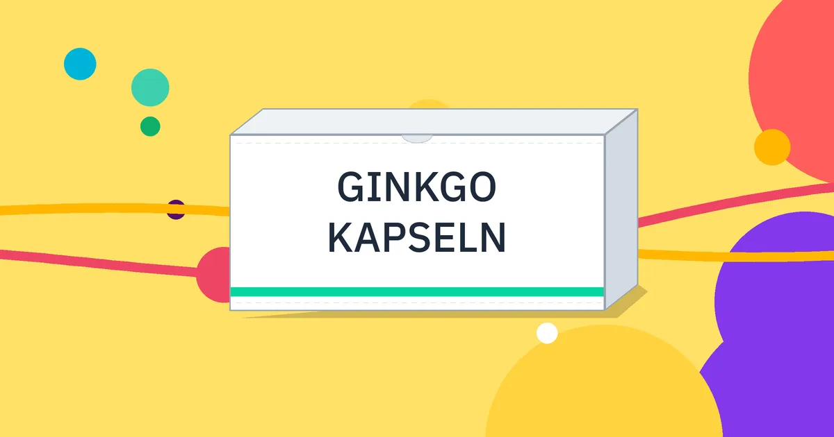 Symbolbild: Packung mit der Aufschrift GINKGO KAPSELN (PZN 07335502) – Verfügbarkeit und Bezug in Apotheken in Frankfurt am Main