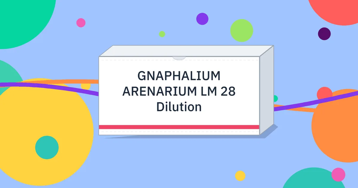 Symbolbild: Packung mit der Aufschrift GNAPHALIUM ARENARIUM LM 28 Dilution (PZN 13544865) – Verfügbarkeit und Bezug in Apotheken in Frankfurt am Main
