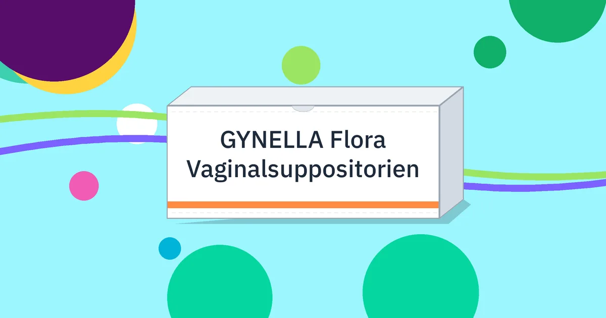Symbolbild: Packung mit der Aufschrift GYNELLA Flora Vaginalsuppositorien (PZN 16623973) – Verfügbarkeit und Bezug in Apotheken in Frankfurt am Main