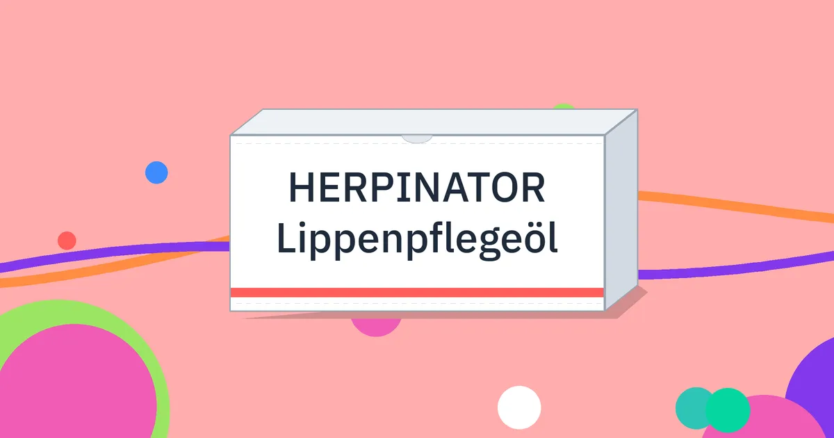 Symbolbild: Packung mit der Aufschrift HERPINATOR Lippenpflegeöl (PZN 20365910) – Verfügbarkeit und Bezug in Apotheken in Frankfurt am Main