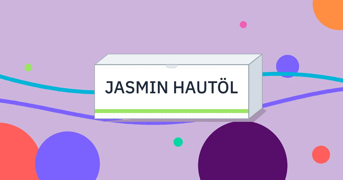 Symbolbild: Packung mit der Aufschrift JASMIN HAUTÖL (PZN 16237419) – Verfügbarkeit und Bezug in Apotheken in Frankfurt am Main