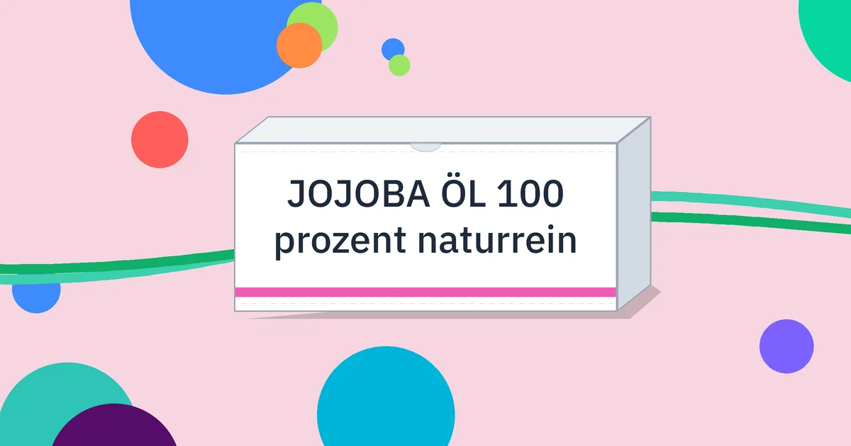 Symbolbild: Packung mit der Aufschrift JOJOBA ÖL 100 prozent naturrein (PZN 07203605) – Verfügbarkeit und Bezug in Apotheken in Frankfurt am Main