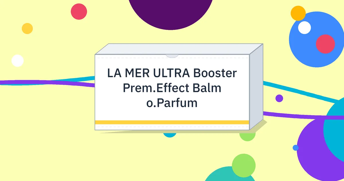 Symbolbild: Packung mit der Aufschrift LA MER ULTRA Booster Prem.Effect Balm o.Parfum (PZN 18320550) – Verfügbarkeit und Bezug in Apotheken in Frankfurt am Main