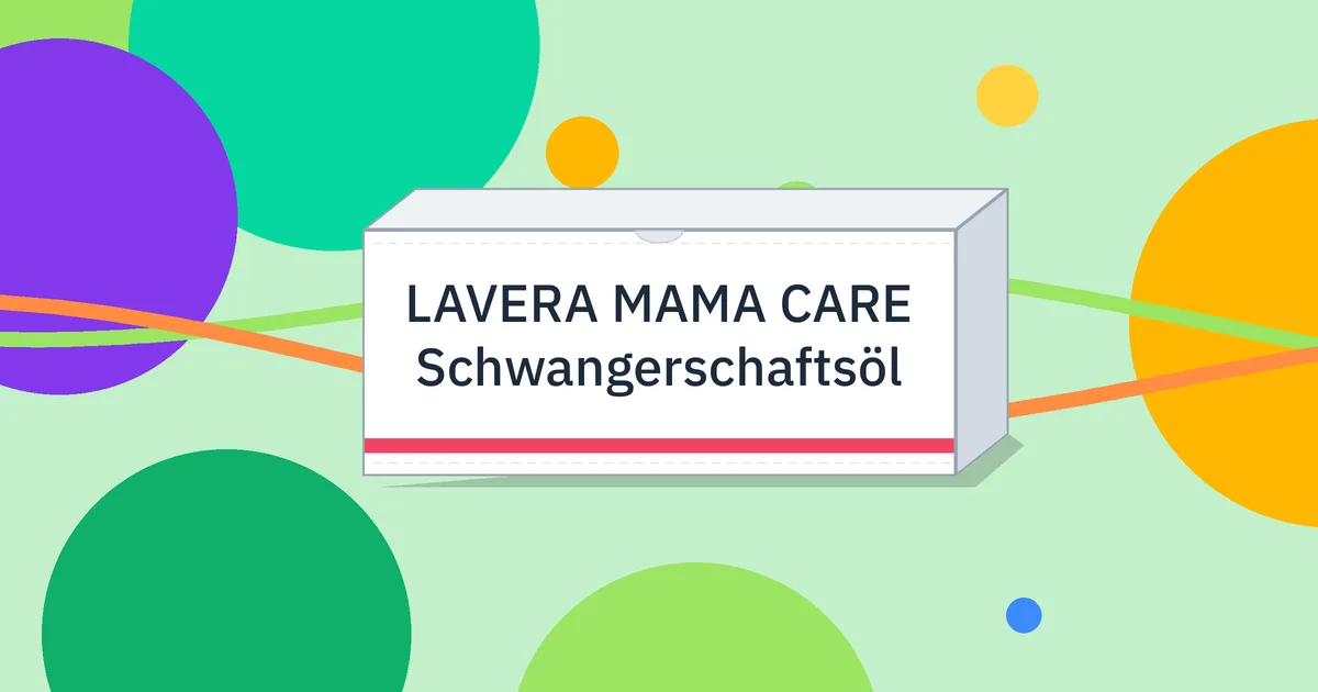 Symbolbild: Packung mit der Aufschrift LAVERA MAMA CARE Schwangerschaftsöl (PZN 20350015) – Verfügbarkeit und Bezug in Apotheken in Frankfurt am Main