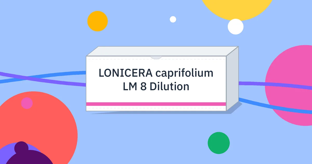Symbolbild: Packung mit der Aufschrift LONICERA caprifolium LM 8 Dilution (PZN 13535665) – Verfügbarkeit und Bezug in Apotheken in Frankfurt am Main